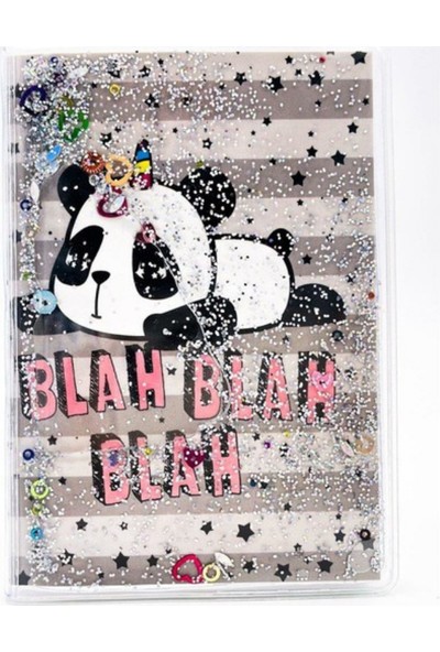 Miniso Vuki Panda A5 Boy Simli ve Sulu Kapaklı Defter Miniso Vuki Panda A5 Boy Simli ve Sulu Kapaklı Defter