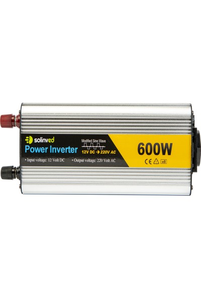 Solinved 600W Modifiye Sinüs Inverter 12V Solinved 600W Modifiye Sinüs Inverter 12V