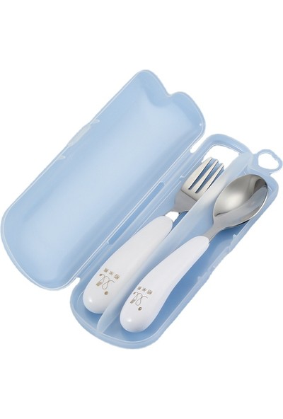 Love Home Çocuk Sofra Takımı Kaşık Çatal Seti 304 Paslanmaz Çelik Kaşık Yaratıcı Bebek Tamamlayıcı Kaşık ve Tatlı Kaşığı (Yurt Dışından)