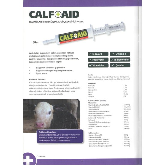 Mervue Calf Aid Paste 30 ml. Fiyatı - Taksit Seçenekleri