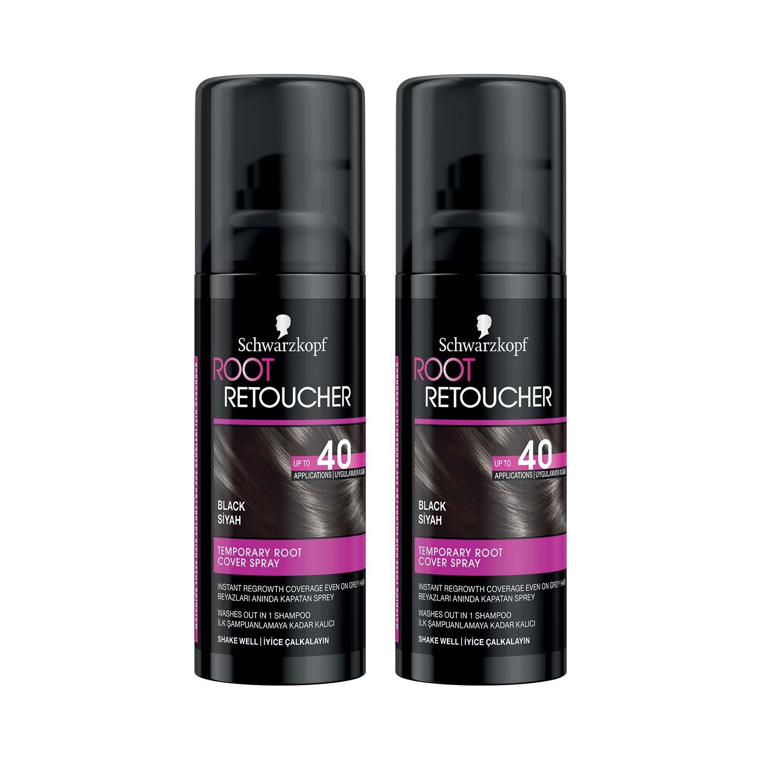 Root Retoucher Beyazları Anında Kapatan Sprey Boya Siyah Fiyatı