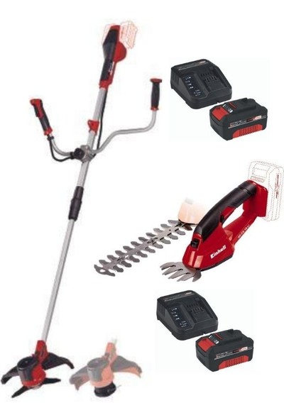 Einhell Ge-Cg 18 Li Akülü Çim ve Çalı Makası Agillo 36/255 Akülü Tırpan 2X4.0AH Akülü Bahçe Seti Einhell Ge-Cg 18 Li Akülü Çim ve Çalı Makası Agillo 36/255 Akülü Tırpan 2X4.0AH Akülü Bahçe Seti