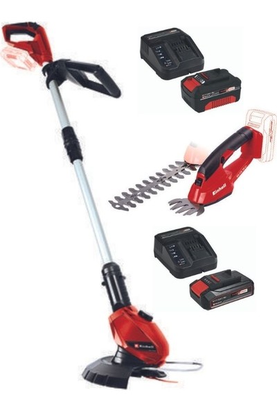 Einhell Ge-Ct 18 Li Akülü Kenar Kesme Makinesi Ge-Cg 18 Akülü Çim Çalı Makası 2.5AH-4.0AH Bahçe Seti Einhell Ge-Ct 18 Li Akülü Kenar Kesme Makinesi Ge-Cg 18 Akülü Çim Çalı Makası 2.5AH-4.0AH Bahçe Seti