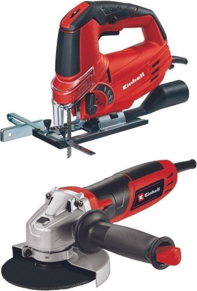 Einhell Tc-Js 85 620W Taşıma Çantalı Dekupaj Tc-Ag 115/750 750W Karton Kutulu Avuç Taşlama Usta Seti Einhell Tc-Js 85 620W Taşıma Çantalı Dekupaj Tc-Ag 115/750 750W Karton Kutulu Avuç Taşlama Usta Seti