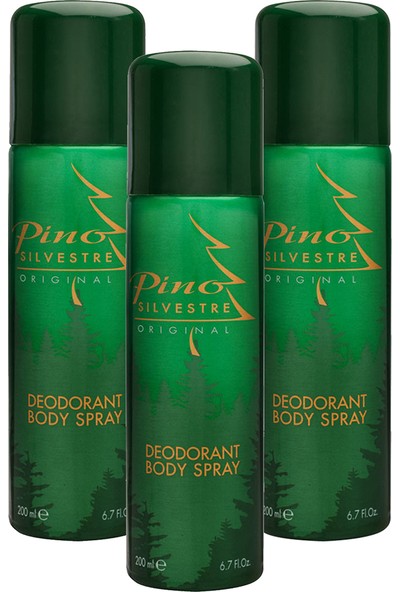 Pino Silvestre Original 200 ml Erkek Deodorant x 3