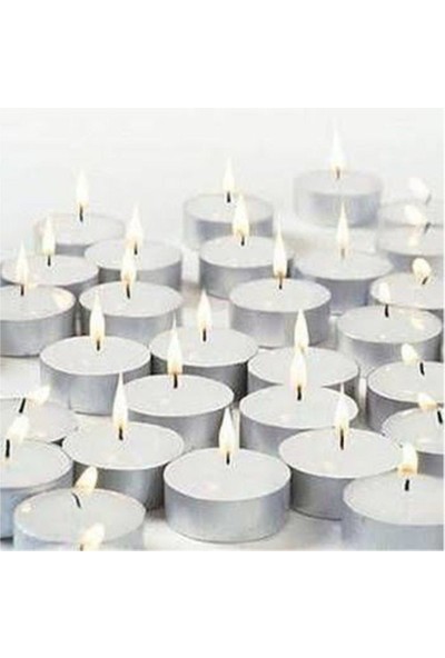 Pazariz Küçük Mini Mum Beyaz Tea Light 50ADET Pazariz Küçük Mini Mum Beyaz Tea Light 50ADET