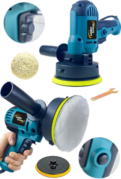 Lieber German LG8013 Tam Profesyonel 6 Kademe Devir Ayarlı 125 mm Zımpara Araba Pasta Cila Polisaj Makinesi Lieber German LG8013 Tam Profesyonel 6 Kademe Devir Ayarlı 125 mm Zımpara Araba Pasta Cila Polisaj Makinesi