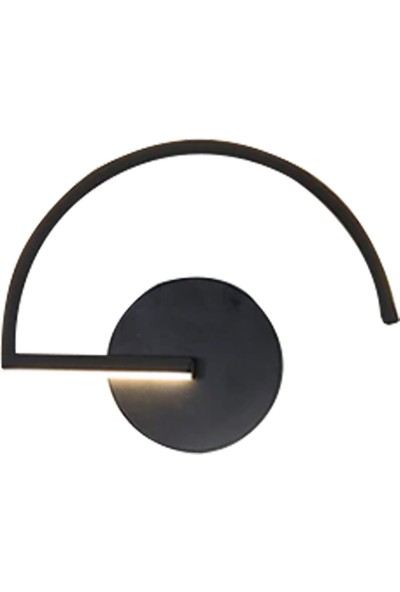 Eray Aydınlatma 4663-1 Siyah LED Aplik Eray Aydınlatma 4663-1 Siyah LED Aplik
