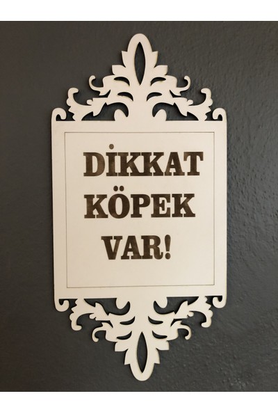 Ayveda Home Ahşap Dekoratif Dikkat Köpek Var Levhası Ayveda Home Ahşap Dekoratif Dikkat Köpek Var Levhası