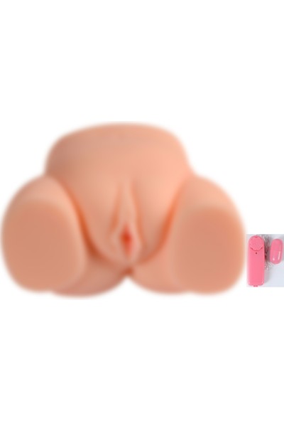 Abu Yumuşak Silikon Anal ve Vajinal Kalça Mastürbatör+Titreşim Aleti Abu Yumuşak Silikon Anal ve Vajinal Kalça Mastürbatör+Titreşim Aleti