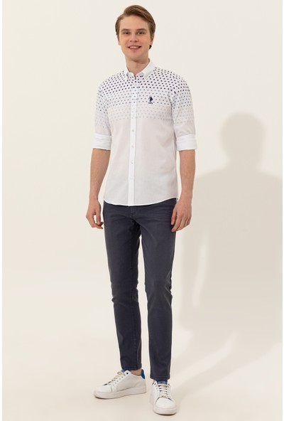 U.S. Polo Assn. Erkek Lacivert Denim Pantolon