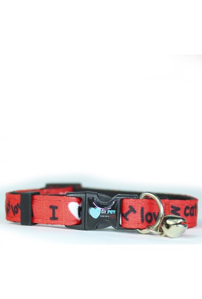 By Pet Kedi Boyun Tasması Neopren Kaplı Ayarlanabilir Çanlı Kedi Tasması By Pet Kedi Boyun Tasması Neopren Kaplı Ayarlanabilir Çanlı Kedi Tasması