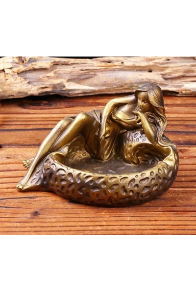 Isem Dekoratif Deniz Kızlı Kül Tablası Isem Dekoratif Deniz Kızlı Kül Tablası