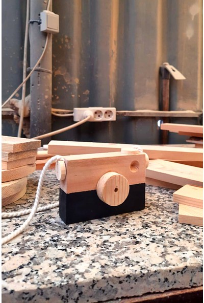 Ahşap Fotoğraf Makinesi - Oyuncak - Dekor Ahşap Fotoğraf Makinesi - Oyuncak - Dekor