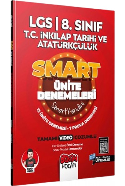 Benim Hocam Yayınları LGS 8. Sınıf Smart Inkılap Tarihi Deneme Sınavları