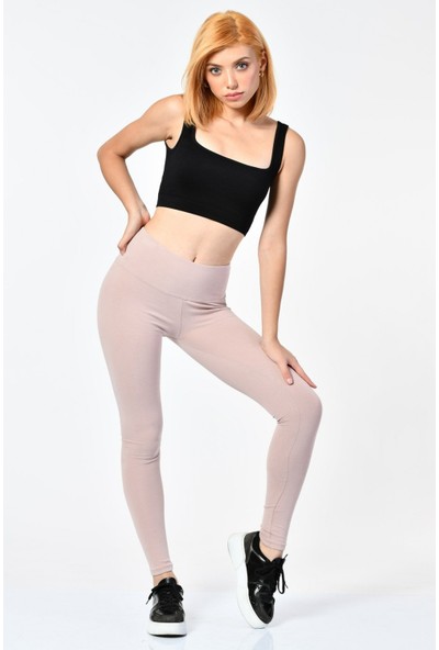 Cotton Candy Slim Fit Tayt - Pudra Pudra - Xs Cotton Candy Slim Fit Tayt - Pudra Pudra - Xs