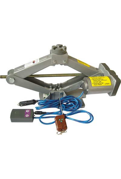 Kriko Elektrikli Garaj Tipi Kriko 12 Volt 2 Ton Kapasite Aküden ve Ççakmaktan Çalışır Butonlu