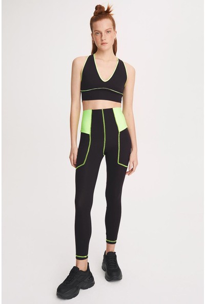 Perspective Claybe Slim Fit Bilek Boy Biyeli Siyah Tayt Perspective Claybe Slim Fit Bilek Boy Biyeli Siyah Tayt