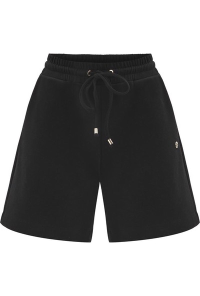 Perspective Jarne Regular Fit Mini Boy Siyah Şort Perspective Jarne Regular Fit Mini Boy Siyah Şort