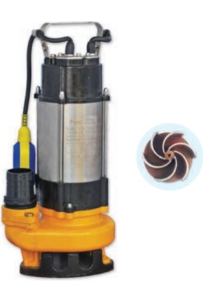 Water Sound V750F 1 Hp Kirli Su Drenaj Pompası Water Sound V750F 1 Hp Kirli Su Drenaj Pompası