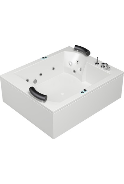 Jakuzi Center 180x150x60 (H) cm Çift Kişilik Dökme Akrilik Jakuzi Küvet Jakuzi Center 180x150x60 (H) cm Çift Kişilik Dökme Akrilik Jakuzi Küvet