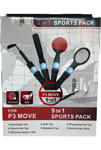 Yues Ps5 Vr Move Spor Paketi Vr Oyun Kolu Seti 9 Parça (Ps5/ps4/ps3 Uyumlu) Yues Ps5 Vr Move Spor Paketi Vr Oyun Kolu Seti 9 Parça (Ps5/ps4/ps3 Uyumlu)