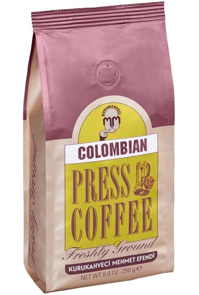 Mehmet Efendi Colombian Press Coffee 250 gr Mehmet Efendi Colombian Press Coffee 250 gr