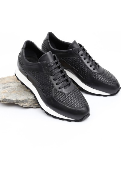Gönderi(R) Gön Platinum Hakiki Deri Örgü Bağcıklı Erkek Sneaker 34129