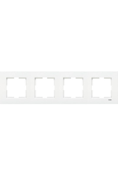 Viko Karre Beyaz 4lü Çerçeve Viko