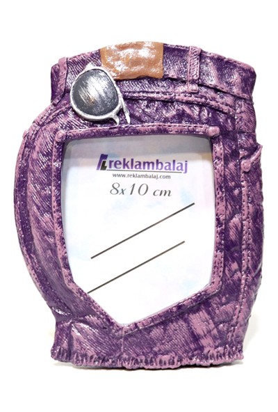 Reklambalaj Kot Desenli Fotoğraf Çerçevesi