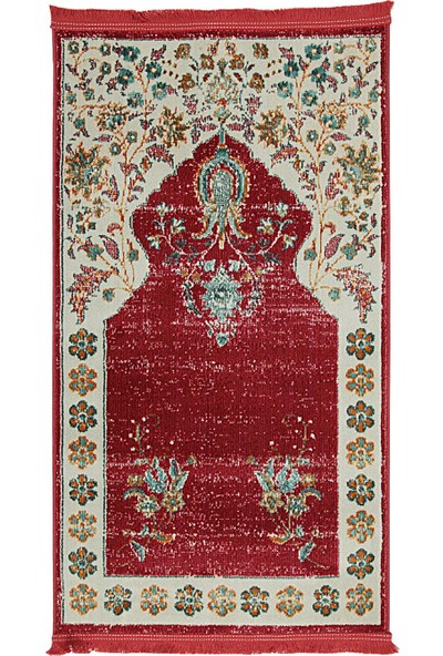 Nakka Halı Seccade Namazlık Vintage SC09A Kırmızı Nakka Halı Seccade Namazlık Vintage SC09A Kırmızı