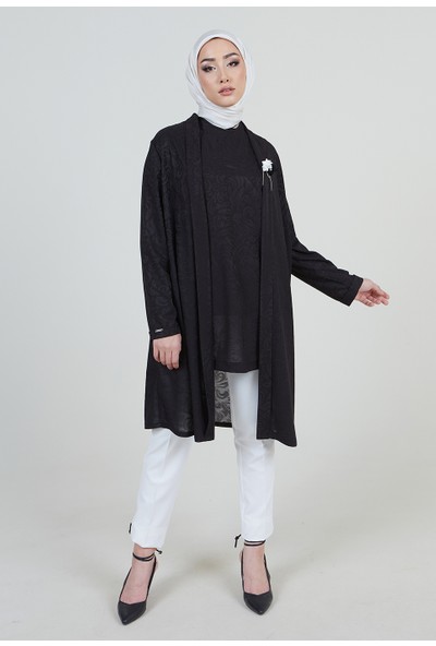 SETRMS Siyah Broş Detaylı Ikili Twinset 2224143