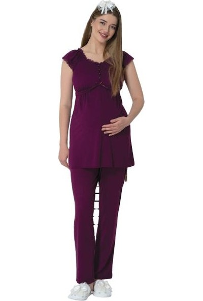 Mecit 5609 Hamile Lohusa Pijama Takım
