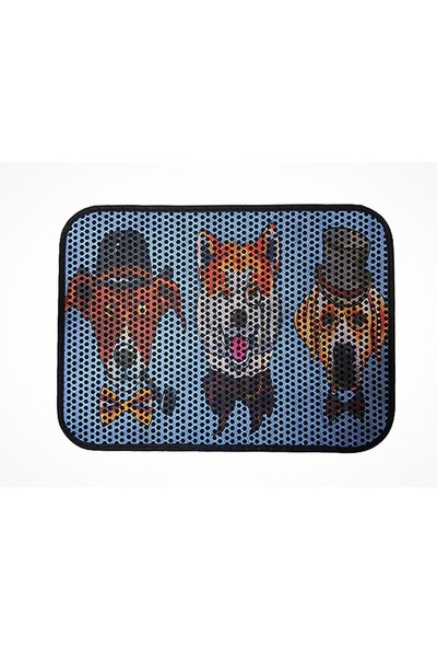 Umi Pet Desenli Elekli Kedi Tuvaleti Önü Paspası, Kum Toplayıcı, Yıkanabilir, 60 x 45 cm Umi Pet Desenli Elekli Kedi Tuvaleti Önü Paspası, Kum Toplayıcı, Yıkanabilir, 60 x 45 cm