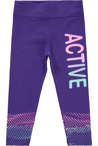 Civil Girls Kız Çocuk Tayt 2-5 Yaş Mor