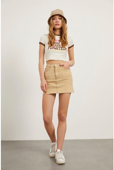 Armalife Gabardin Mini Etek Armalife Gabardin Mini Etek