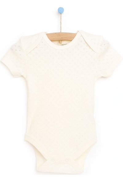 Hello Baby Özel Renk Jakarlı Kısa Kol Body Hello Baby Özel Renk Jakarlı Kısa Kol Body