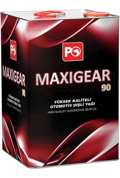 Petrol Ofisi Maxigear 90 Teneke 15 kg (17 L) Dişli Yağı Petrol Ofisi Maxigear 90 Teneke 15 kg (17 L) Dişli Yağı