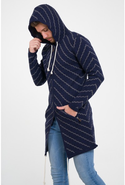 Trist Star LACİVERT Erkek Fermuarlı Kapüşonlu Yün Hırka Trist Star LACİVERT Erkek Fermuarlı Kapüşonlu Yün Hırka