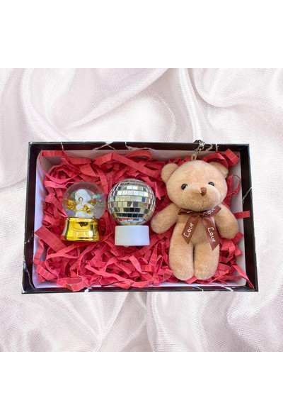 Kız Kardeşim Dediklerinize Hediye Seti Mermer Desenli Hediye Kutusunda