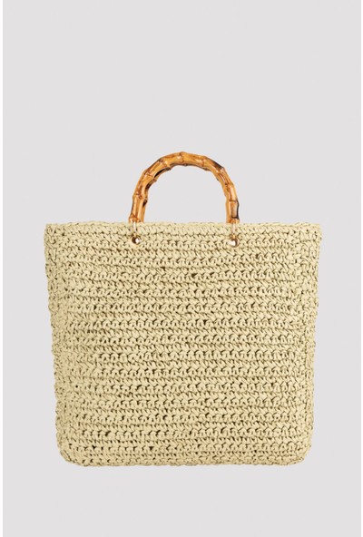 Bzs Buz Yeşili Wood Çanta