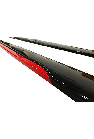 Omg Oto Renault Megane 1 1993-2003 Kırmızı Şeritli Yan Marşpiyel 2 Adet Omg Oto Renault Megane 1 1993-2003 Kırmızı Şeritli Yan Marşpiyel 2 Adet