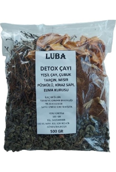 Luba Detoks Bitki Çayı 500 gr