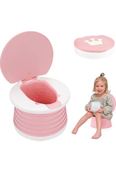 Mooiebaby's Katlanabilir Çocuk Tuvaleti, Çok Fonksiyonlu Alıştırma Tuvaleti, Carry Potty , Taşınabilir Lazımlık(Pembe) Mooiebaby's Katlanabilir Çocuk Tuvaleti, Çok Fonksiyonlu Alıştırma Tuvaleti, Carry Potty , Taşınabilir Lazımlık(Pembe)