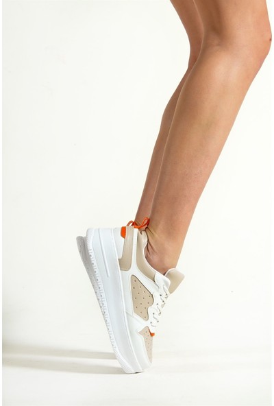 EFW Sandra Sneakers Beyaz Krem