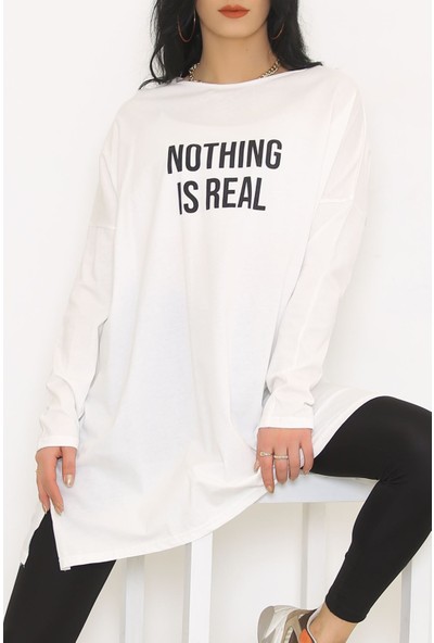 Meern Penye Tunik Beyaz - 3439.105.