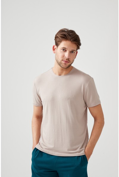 Hays Erkek Modal Bisiklet Yaka Kısa Kollu T-Shirt Hays Erkek Modal Bisiklet Yaka Kısa Kollu T-Shirt