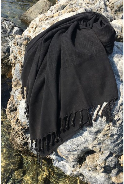Denizli Concept Taşlanmış Peştamal Siyah
