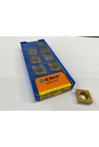 Korloy Ccmt 060204-C25 CN200 S.m.uç