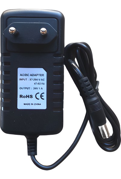 Aly Charger 24V 1A Adaptör 5.5/2.5 Priz Tip 3